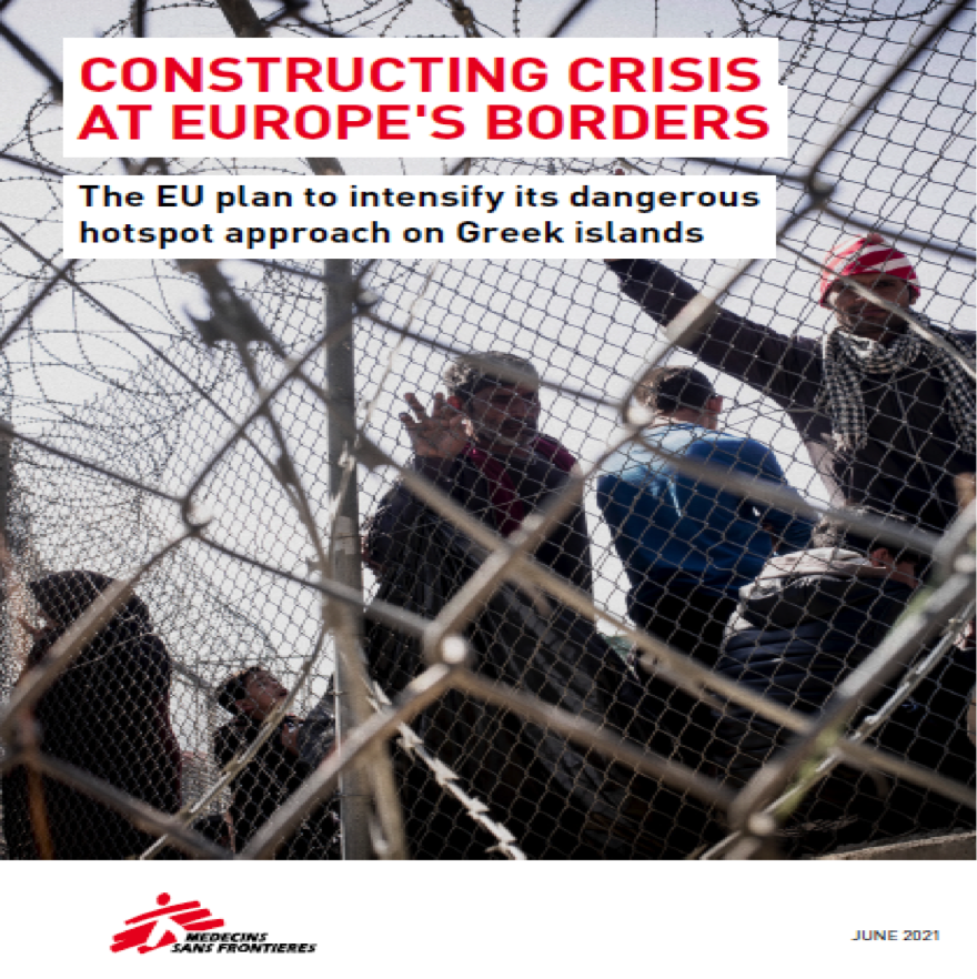 Report: Constructing Crisis at Europe’s Border.The EU plan to intensify ...